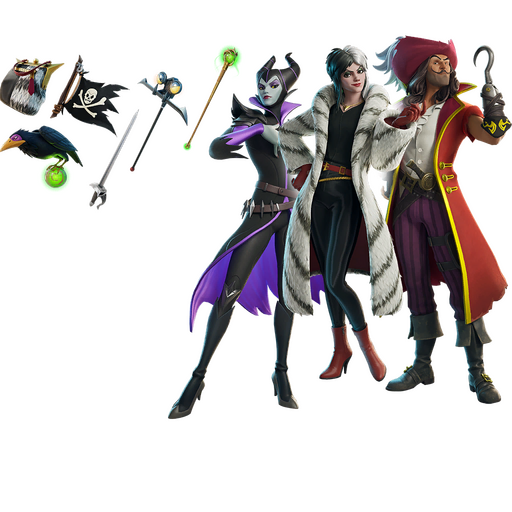 Buy Fortnite Disney Villains Bundle Items Cheaply and Safely - Instant ...