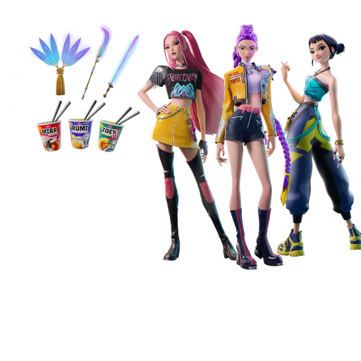 اشترِ عناصر KPop Demon Hunters Bundle من Fortnite بأمان وبسعر رخيص ...